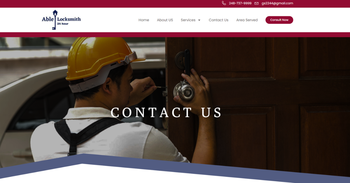 Contact Able Locksmith - The #1 Locksmith in Michigan USA