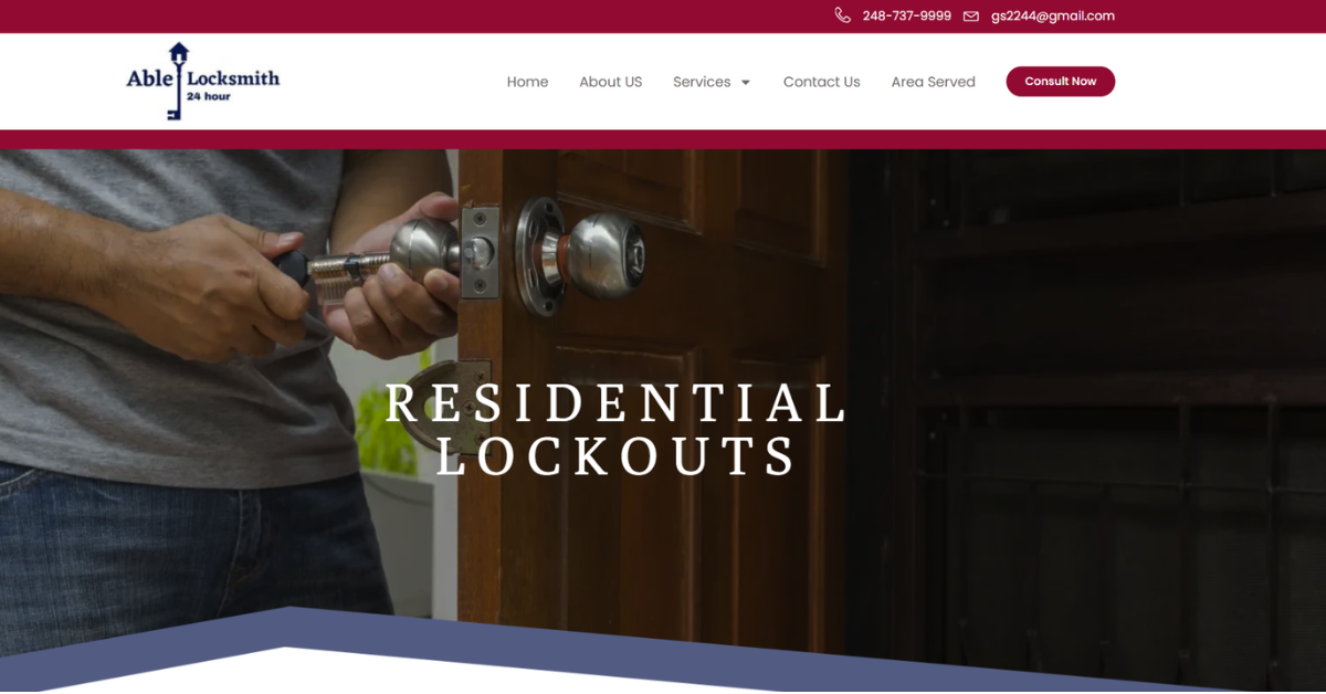 Residential Locksmith Michigan | Home Lock Repair & Rekeying